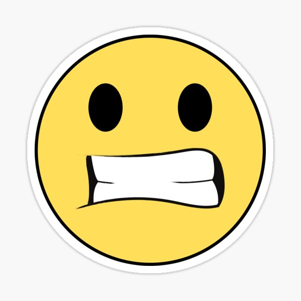 ""OH NO" face" Sticker for Sale by TheKidFromVan | Redbubble