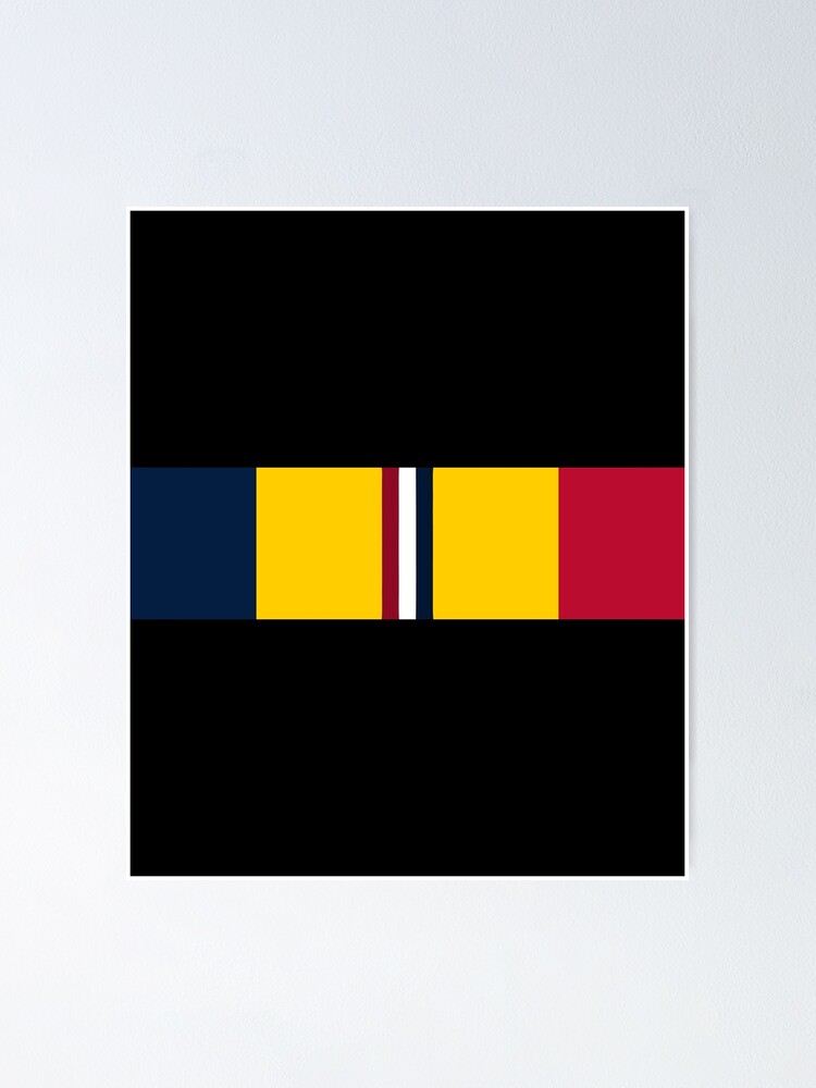 "Combat Action Ribbon" Poster for Sale by Doacts | Redbubble