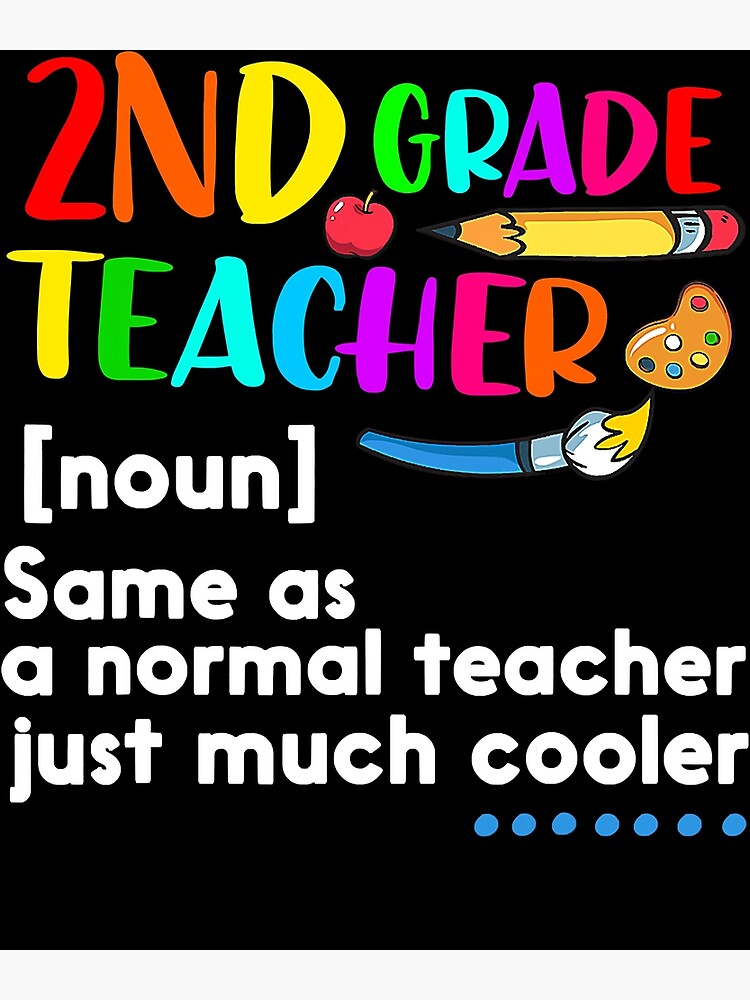 Póster «Maestro de segundo grado Definición de sustantivo Regreso a la ...