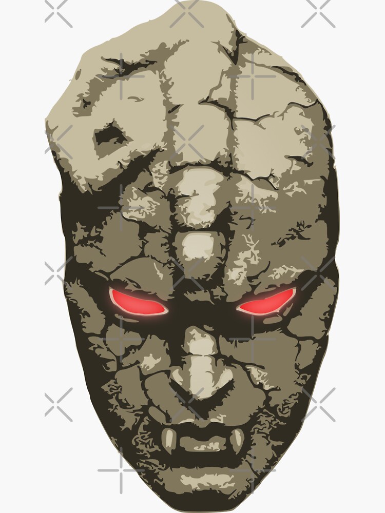 "Vampire Stone Mask" Sticker for Sale by AAFs | Redbubble
