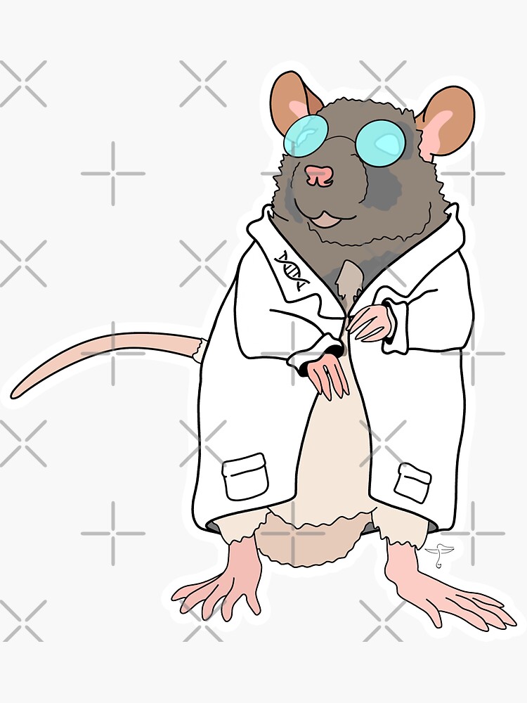 "Lab Rat Tribute" Sticker for Sale by DeStoya | Redbubble