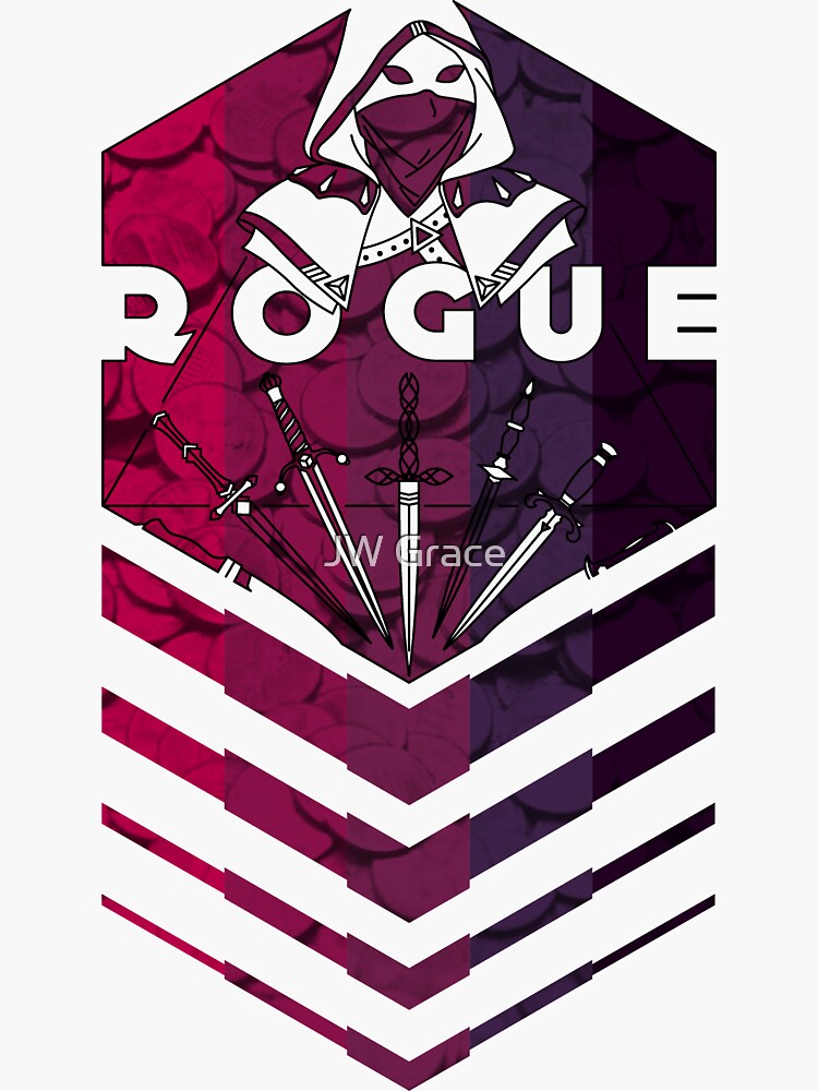 "DnD Rogue Class" Sticker for Sale by PrintProteege | Redbubble