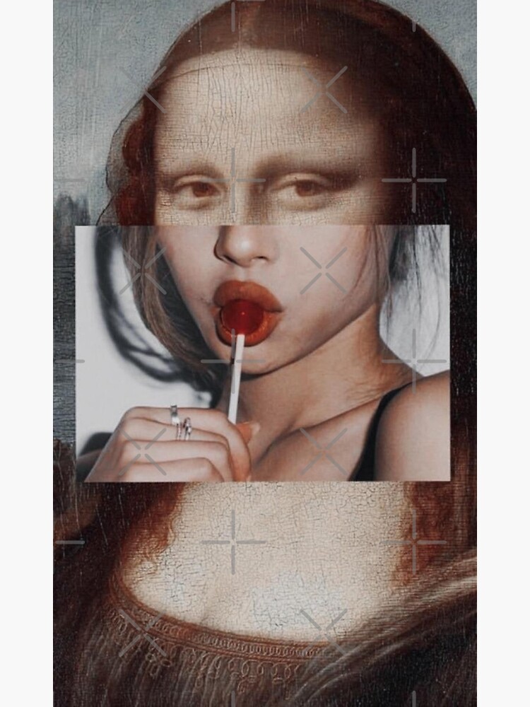 "Mona Lisa Lollipop" Poster for Sale by famousartwork | Redbubble