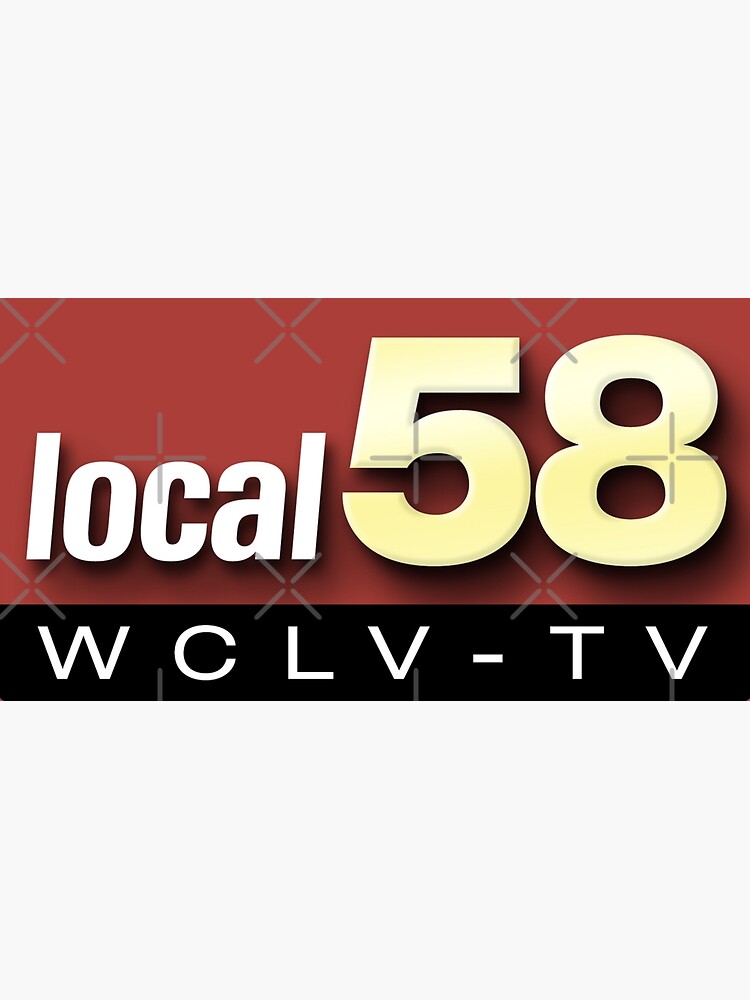 "Local 58 WCLV-TV" Poster for Sale by Design-By-Dan | Redbubble