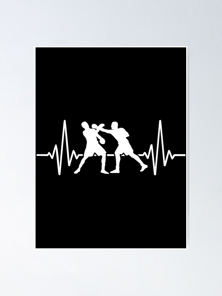 "Boxing Heartbeat" Poster by AndreaLinks | Redbubble