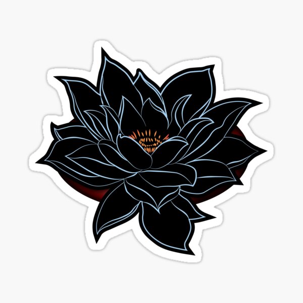 "Black Lotus " Sticker for Sale by Haugr | Redbubble