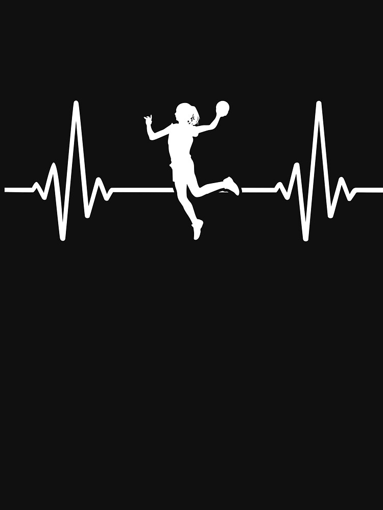"Handball Heartbeat" T-shirt by AndreaLinks | Redbubble | handball ...