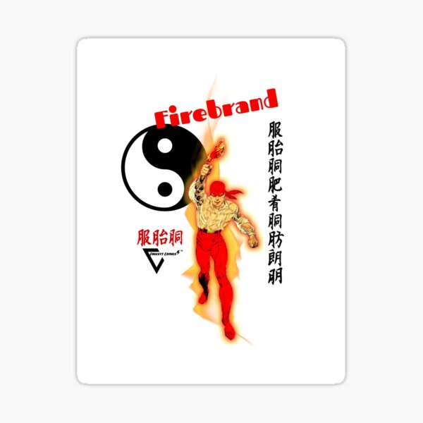 "Firebrand manga" Sticker for Sale by MountbattenLLC | Redbubble