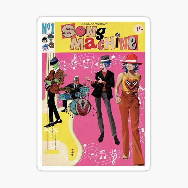 "Machine songs" Sticker for Sale by ROSEPHOTOGRAP | Redbubble