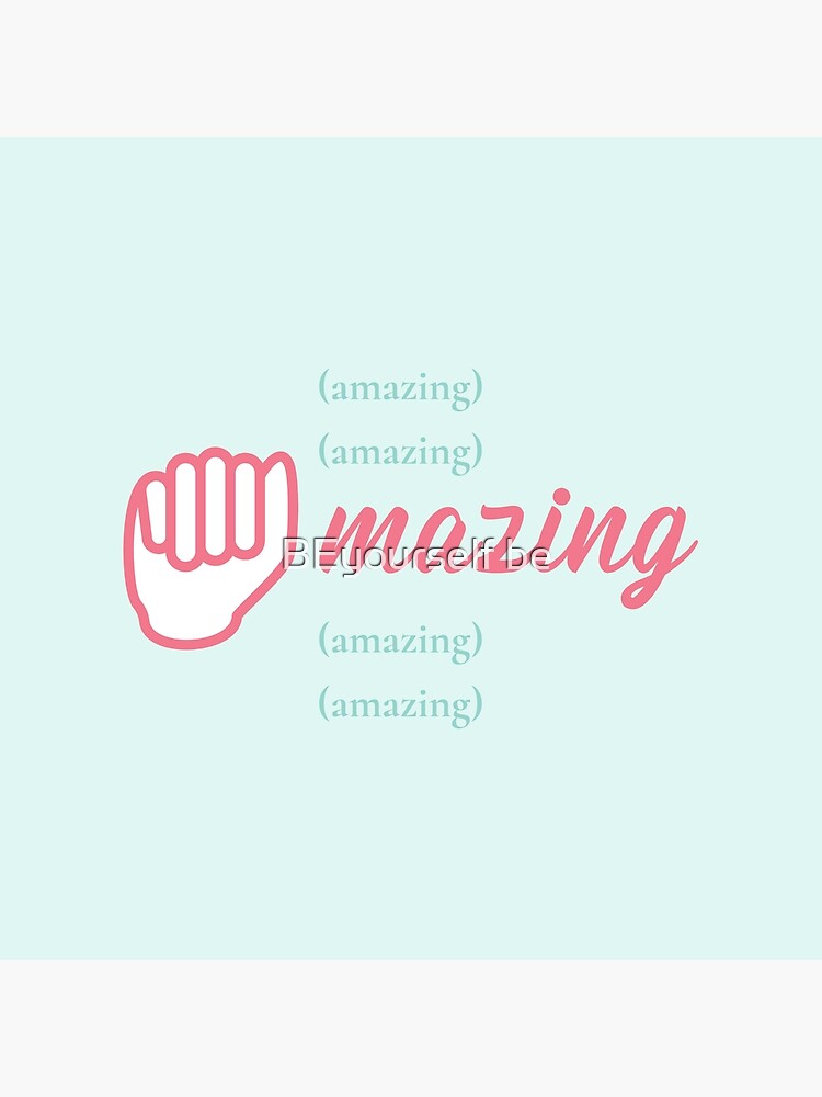 "Amazing Sign Language " Poster for Sale by btscapricorn | Redbubble