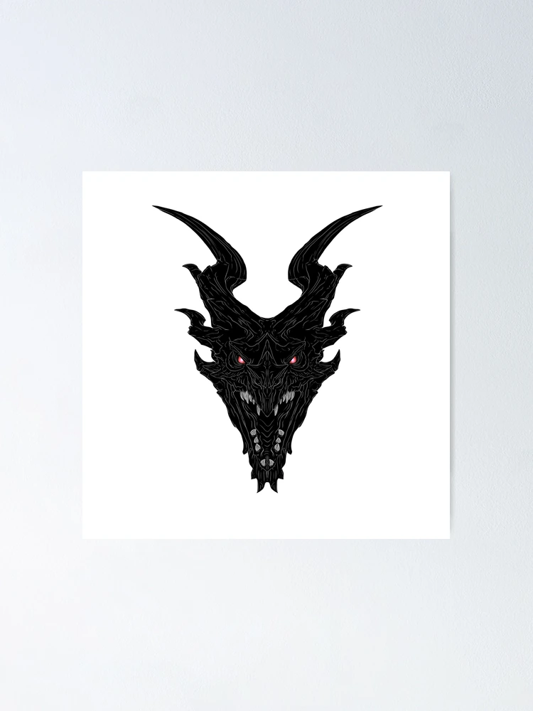 Desenho De Cabeca De Alduin Action Figure Alduin Skyrim Collector