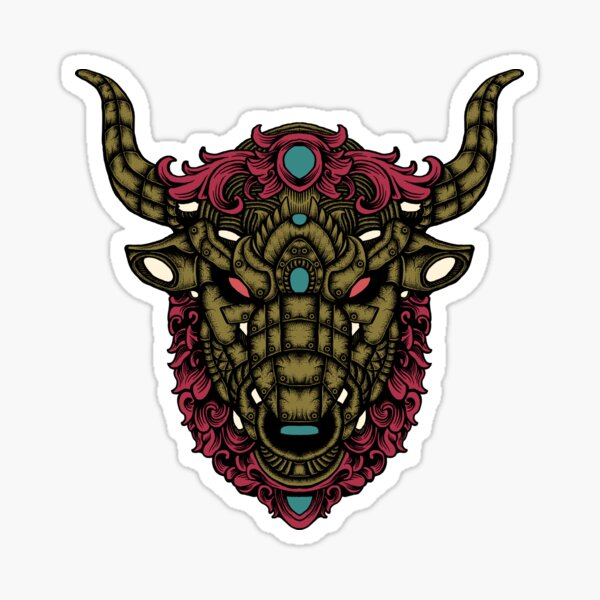 "mecha cow" Sticker by kholilmaoling | Redbubble