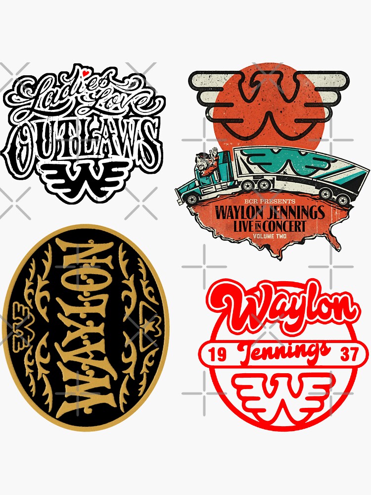 "4 In 1 Pack Waylon" Sticker for Sale by Flexpen | Redbubble