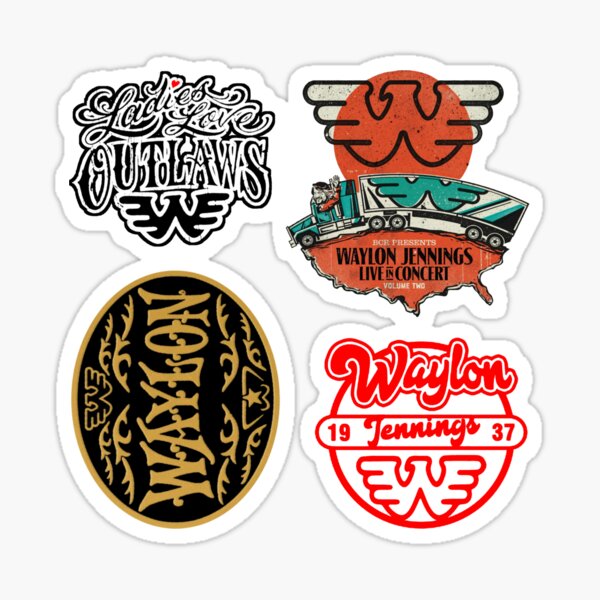 "4 In 1 Pack Waylon" Sticker for Sale by Flexpen | Redbubble