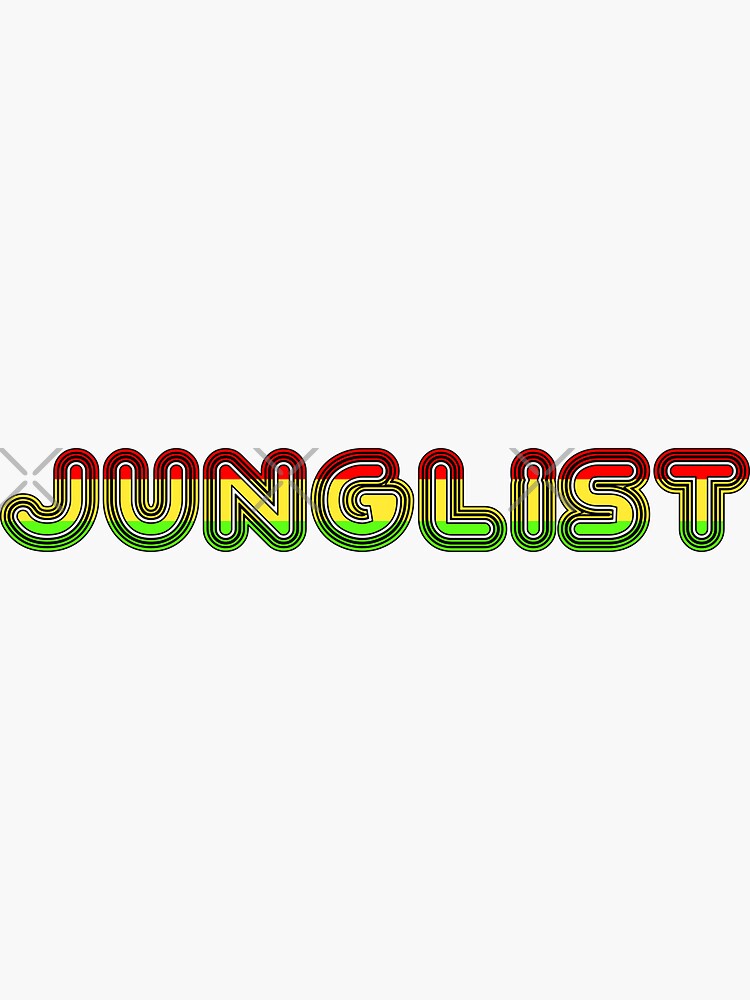 " Junglist" Sticker for Sale by Marvelpic | Redbubble