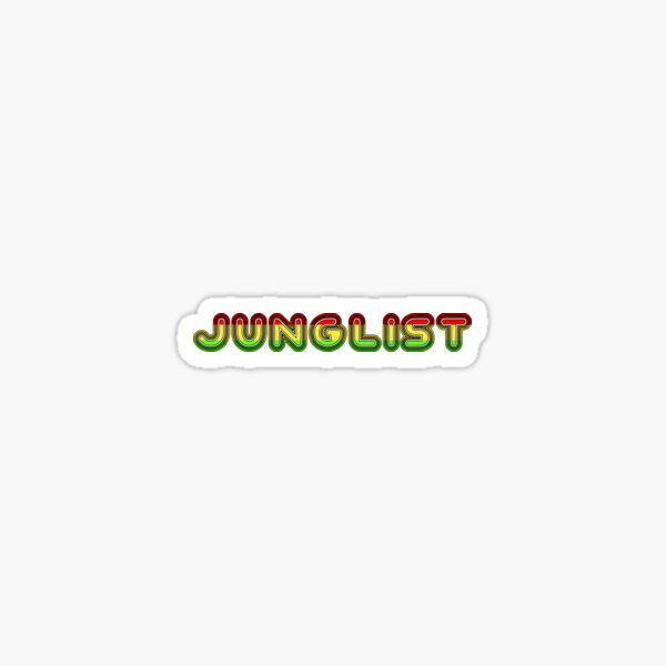 " Junglist" Sticker for Sale by Marvelpic | Redbubble