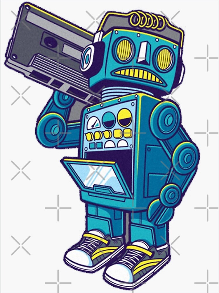 "Music Man" Sticker for Sale by leannledonne | Redbubble