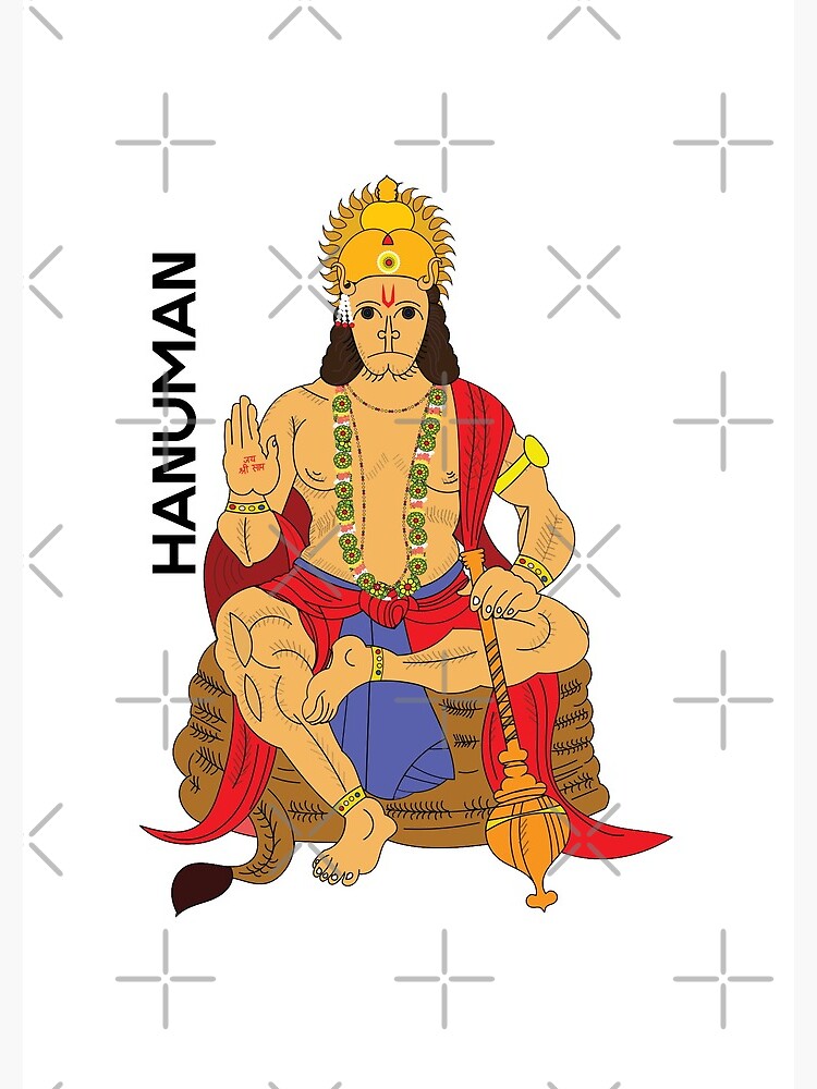 " lord Hanuman sitting on his tail at Lanka t-shirt | lord Hanuman ...