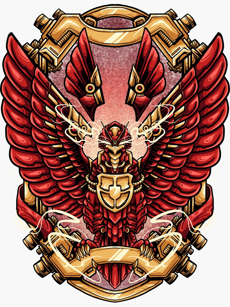 "GARUDA MECHA" Sticker for Sale by NSCgd | Redbubble