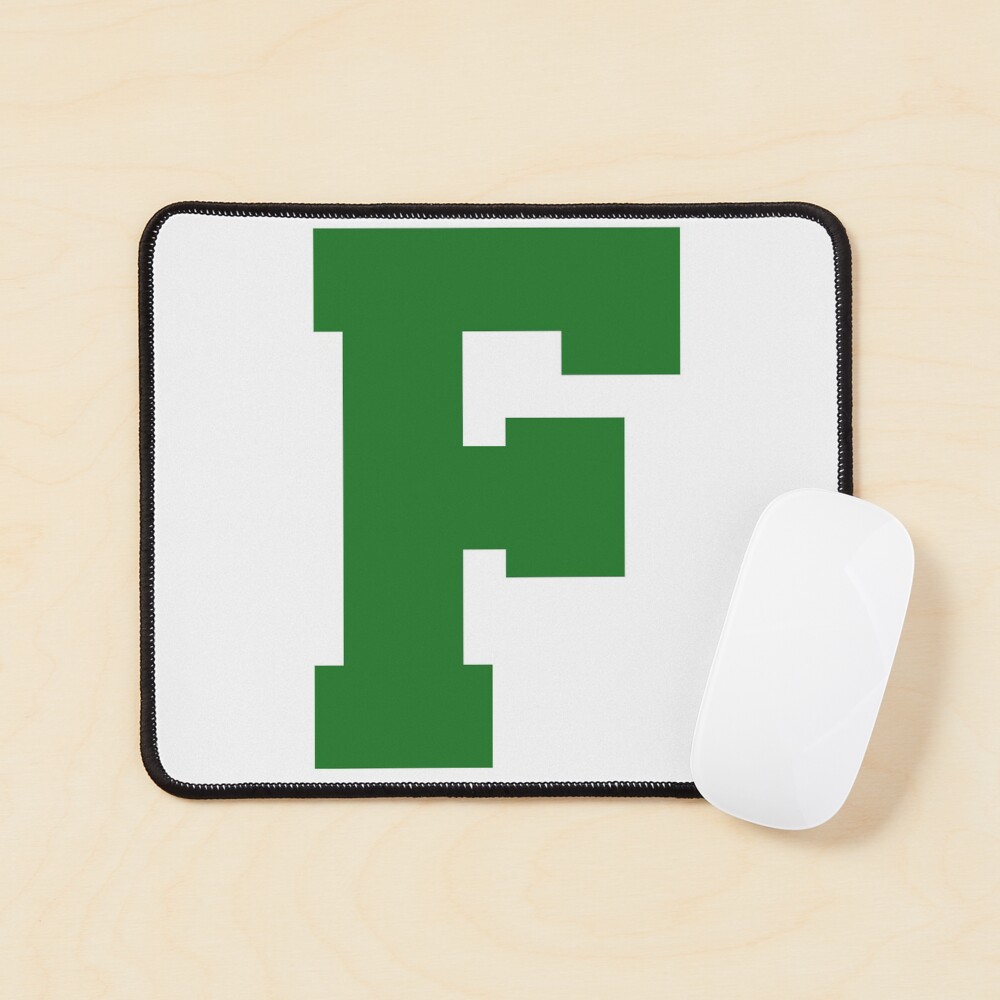 "Alphabet, Green F, Sports letter F" Sticker for Sale by TheCultStuff ...