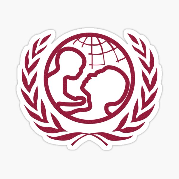 "UNICEF" Sticker for Sale by alkobidi | Redbubble