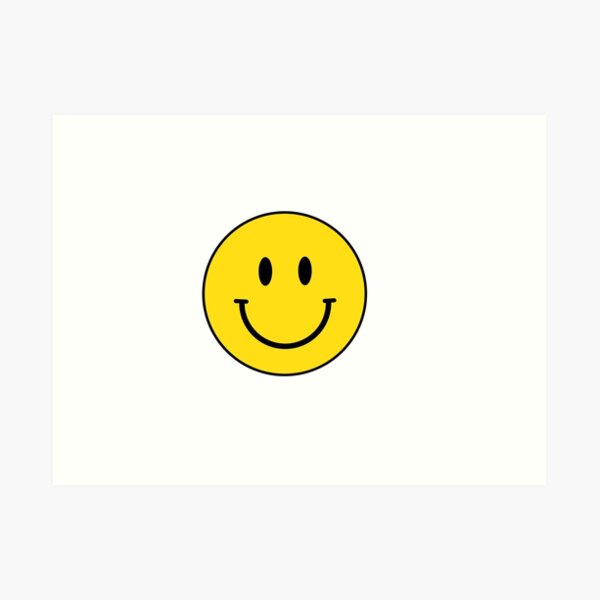 "Classic Yellow Smiley Face" Art Print for Sale by 05soltom | Redbubble