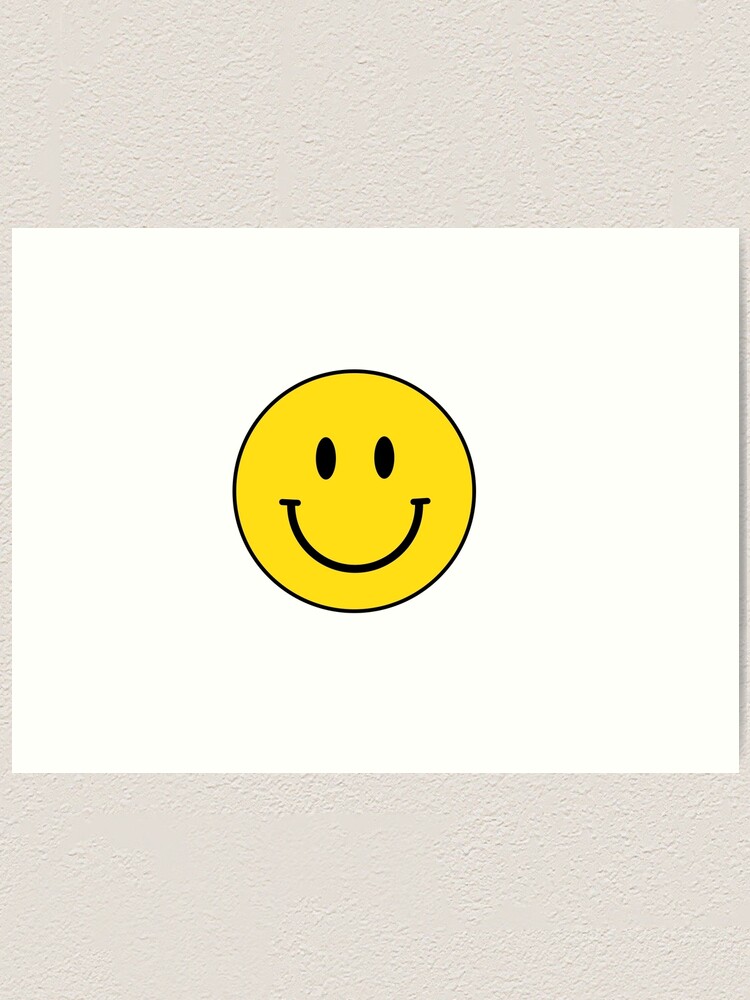 "Classic Yellow Smiley Face" Art Print for Sale by 05soltom | Redbubble