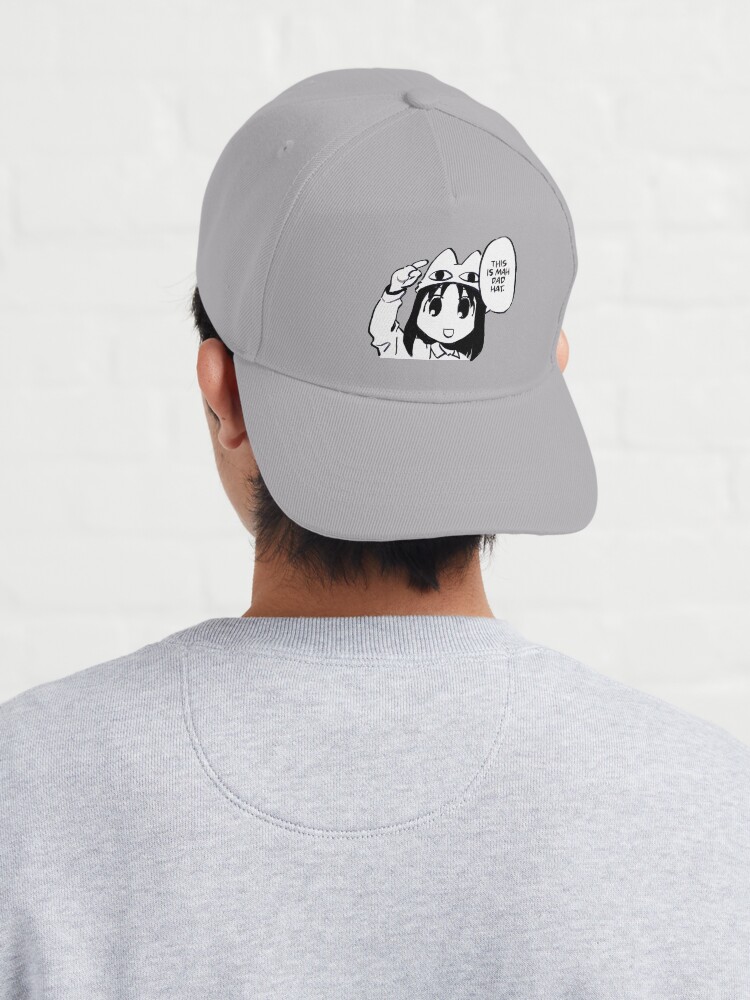 "I draw osaka in cafe uniform saying this is mah dad hat / azumanga ...