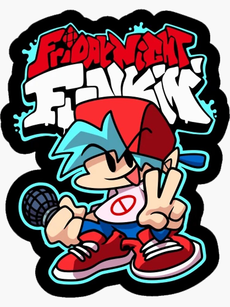 "fnf artwork" Sticker for Sale by george0245 | Redbubble