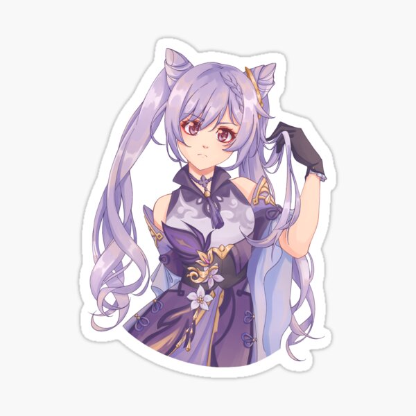"GENSHIN IMPACT - Keqing" Sticker for Sale by catchingsunrays | Redbubble