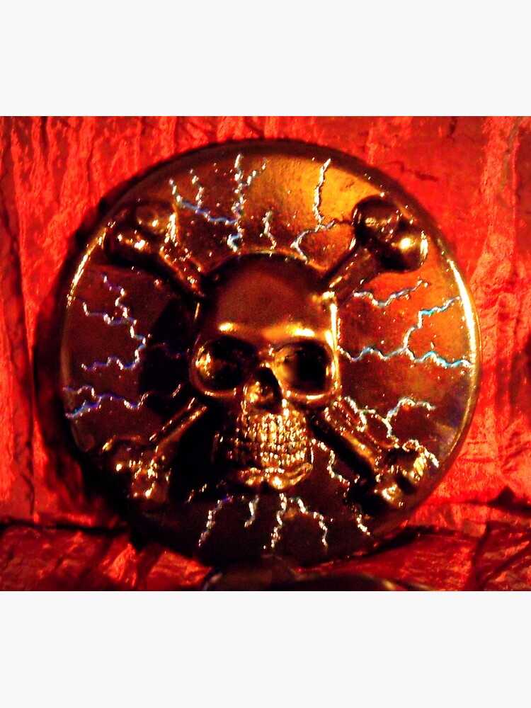 "Shock Therapy Skull" Sticker for Sale by SCAREE | Redbubble