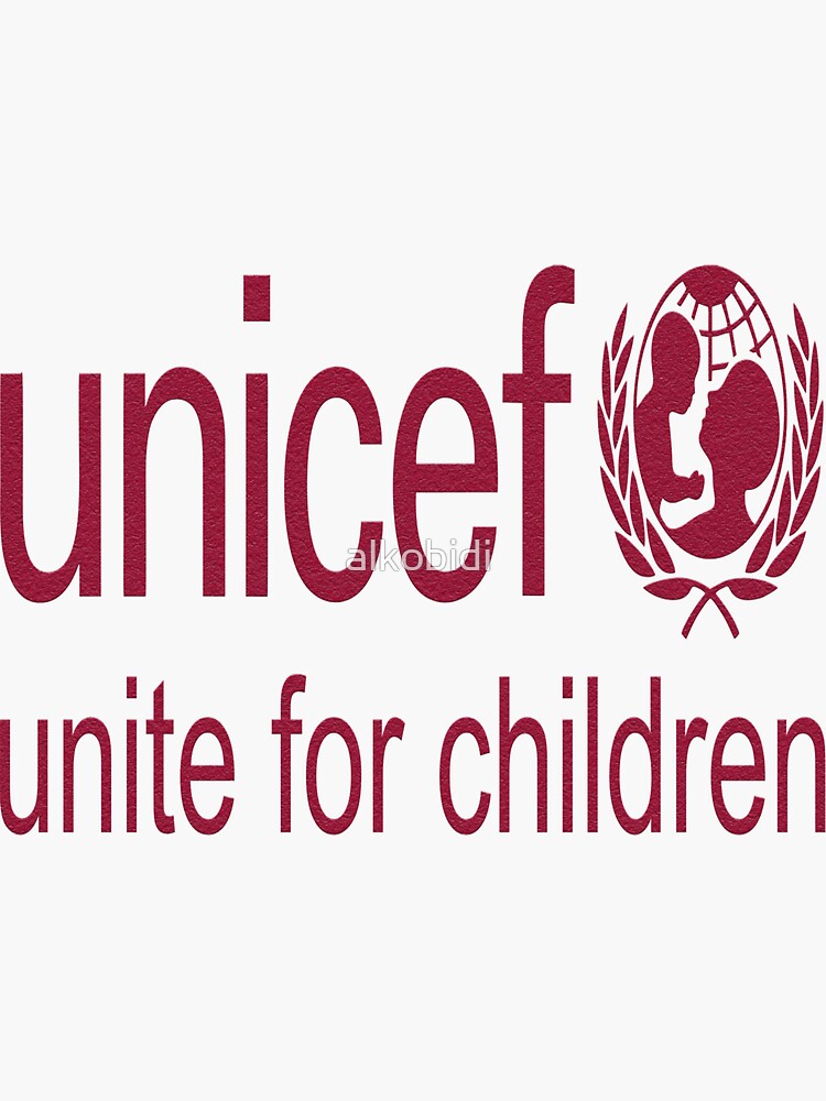 "UNICEF" Sticker by alkobidi | Redbubble