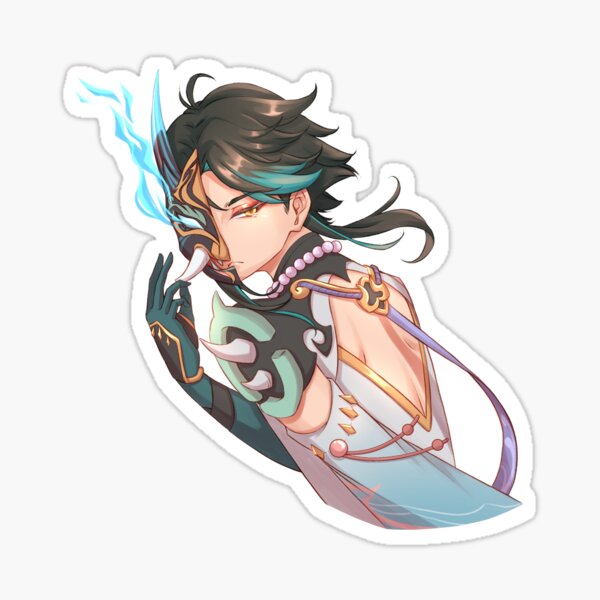 "GENSHIN IMPACT - Xiao" Sticker for Sale by catchingsunrays | Redbubble