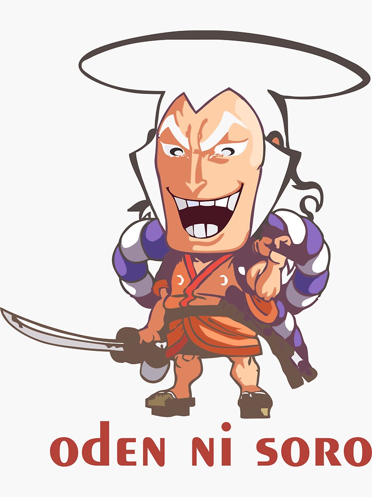 "The Oden Ni Soro Mangaka" Sticker for Sale by artuvidal | Redbubble