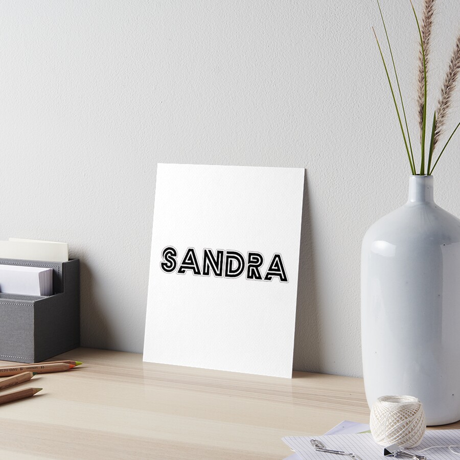 Lámina rígida «SANDRA - Placa de identificación para SANDRA Signature ...