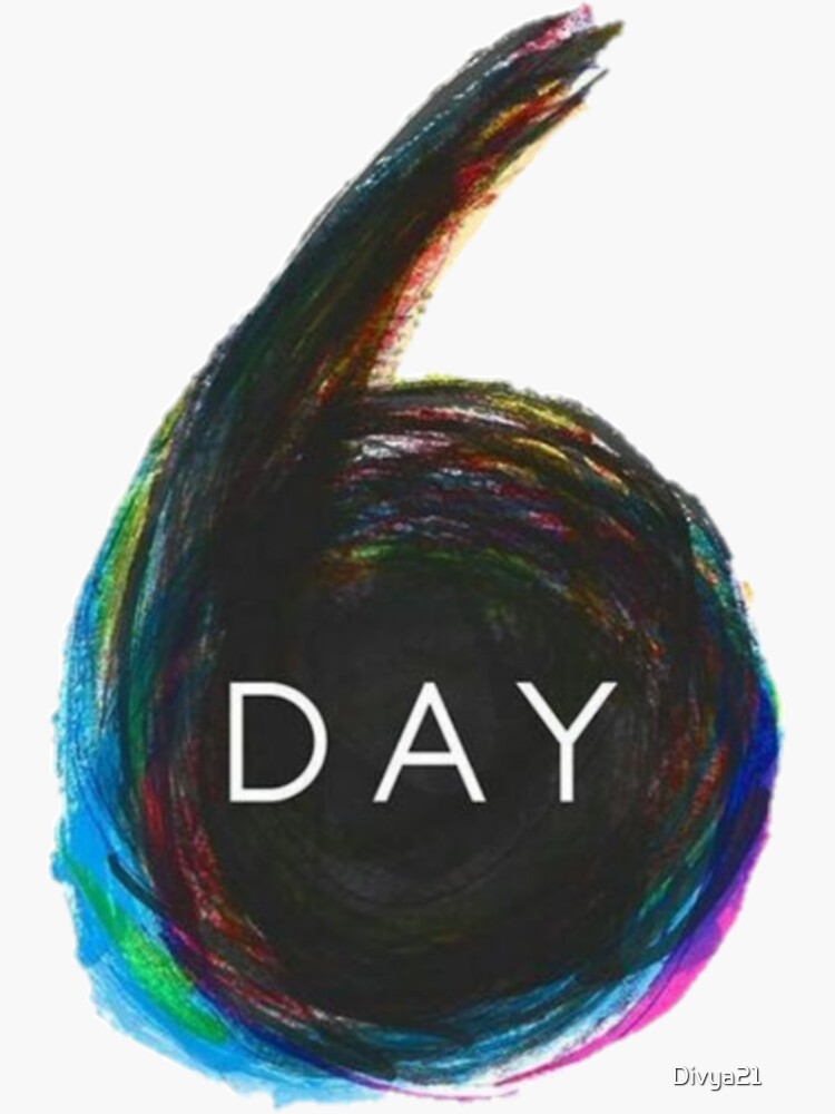 "day6 logo" Sticker for Sale by Divya21 | Redbubble