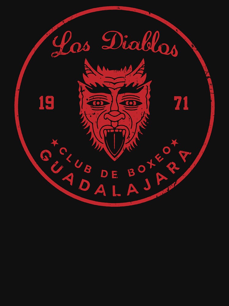 "Los Diablos Club de Boxeo - distressed design" T-shirt for Sale by ...
