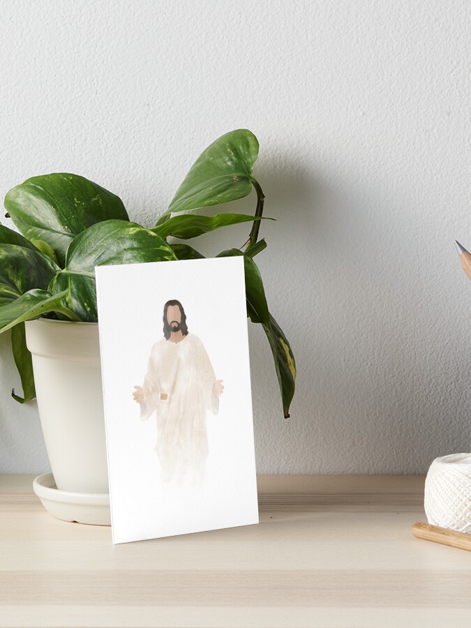 "Jesus Faceless Poster, LDS Art" Art Board Print for Sale by ...