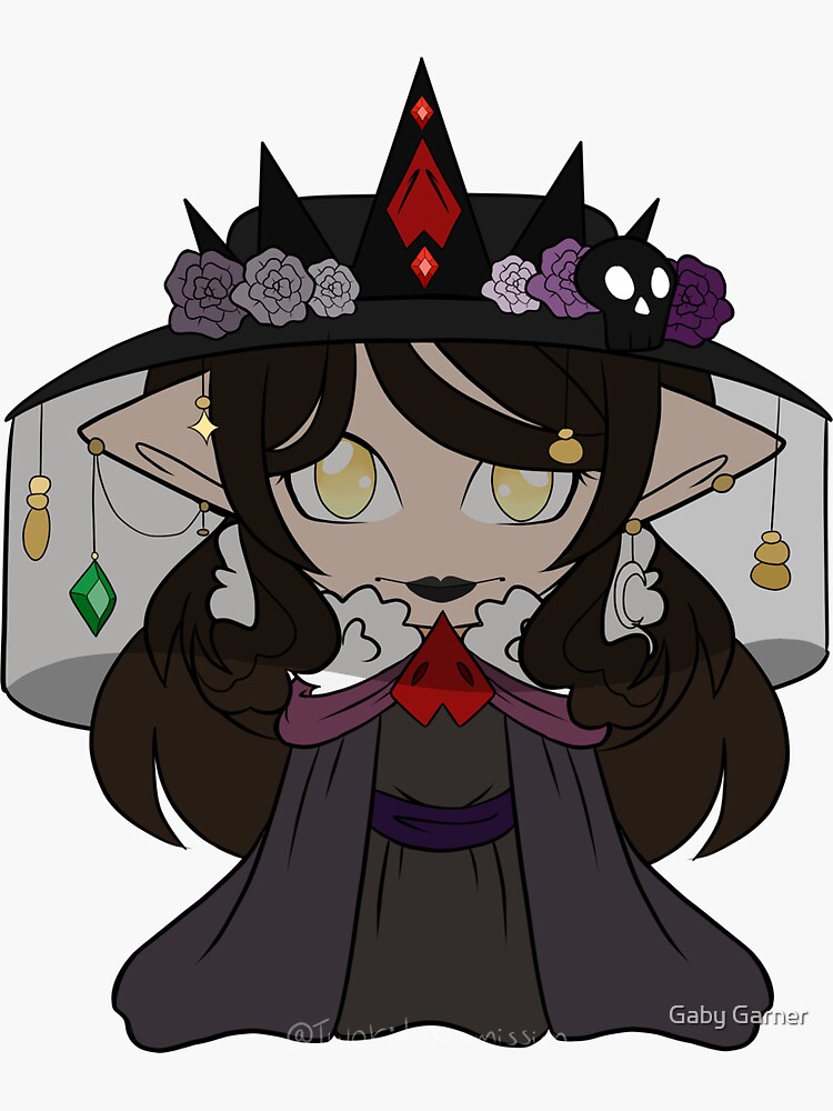 "Mumza, Goddess of Death" Sticker for Sale by CutieSongShop | Redbubble