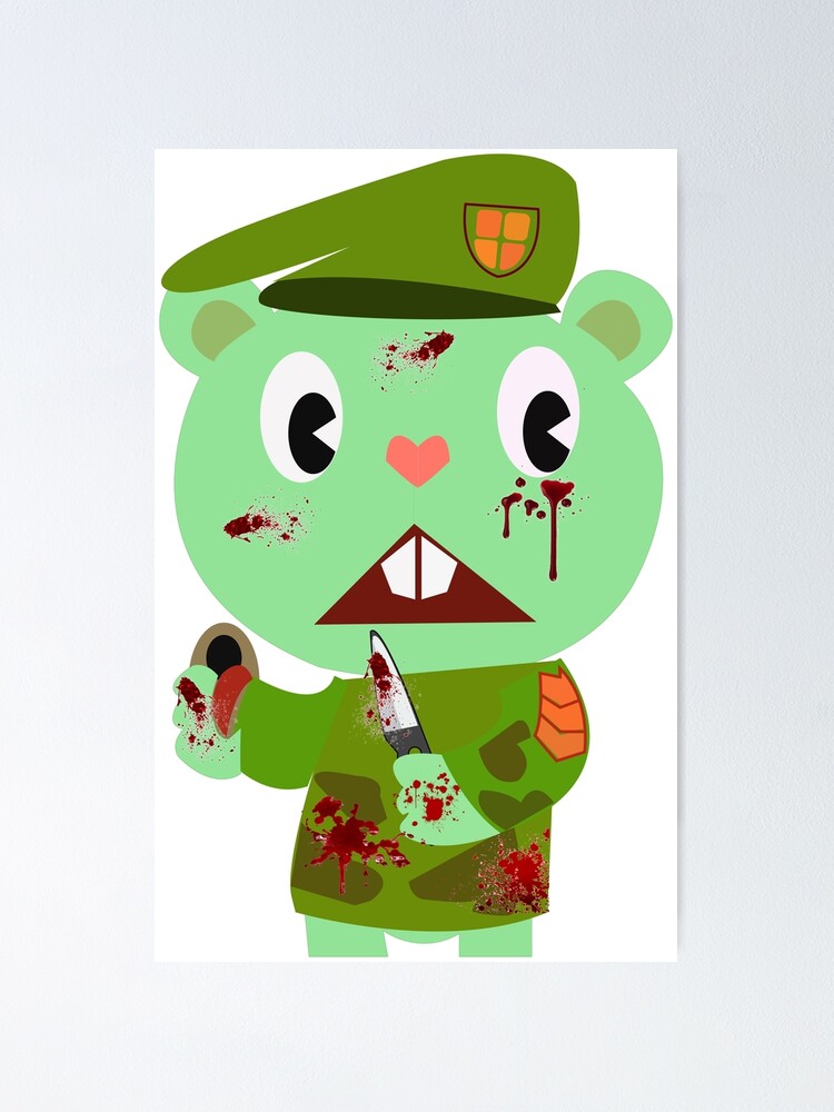 Póster «Flippy - Amigos felices del árbol» de UnCatchable | Redbubble