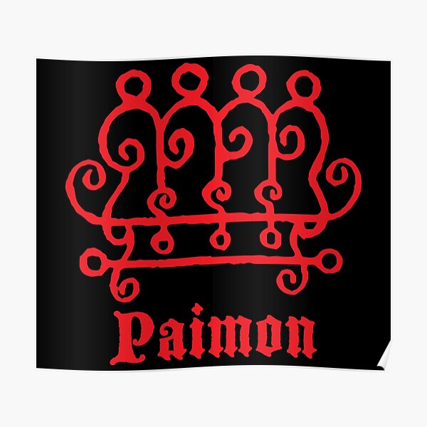 "Seal of Paimon Sigil" Poster for Sale by signsandsymbols | Redbubble