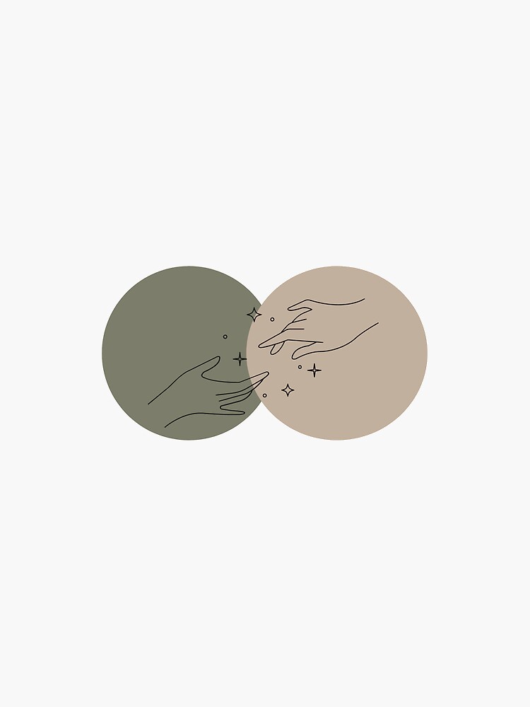 "Aesthetic Pastel Hand Sticker" Sticker for Sale by THEGARDENERSEED ...