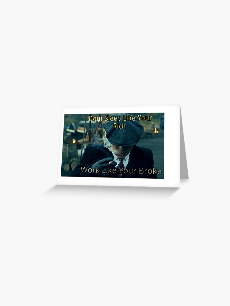 "Peaky Blinders Art" Greeting Card for Sale by MaxGlen | Redbubble