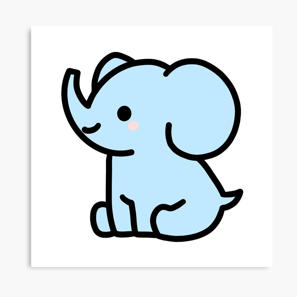 Easy Cute Elephant Drawings