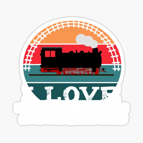 "Railway steam locomotive trains children" Sticker for Sale by jonny94 ...
