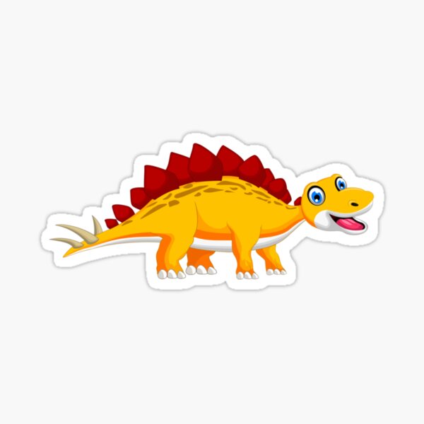 "Cute Dino - Yellow Enrollment" Sticker for Sale by ErinKoss | Redbubble