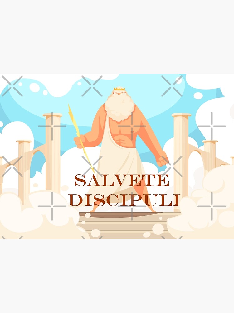 "Salvete Discipuli "Greetings, Students" Zeus Greek God Latin Teacher ...