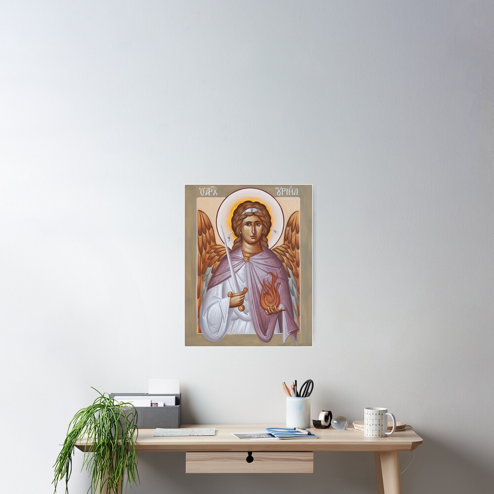 "Archangel Uriel" Poster for Sale by ikonographics | Redbubble