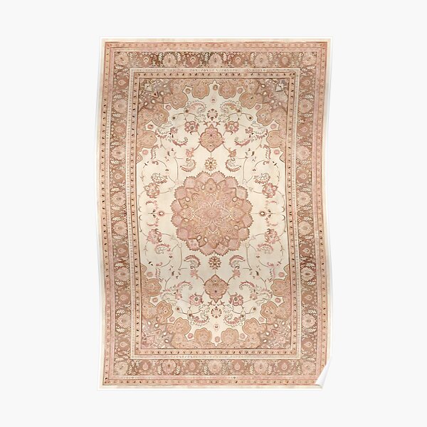 "Bohemian Oriental Floral Carpet " Poster by ZedEx | Redbubble