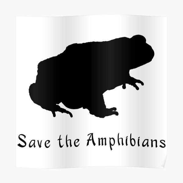 ".Save the Amphibians! Save the Frogs! " Poster by 321Outright | Redbubble